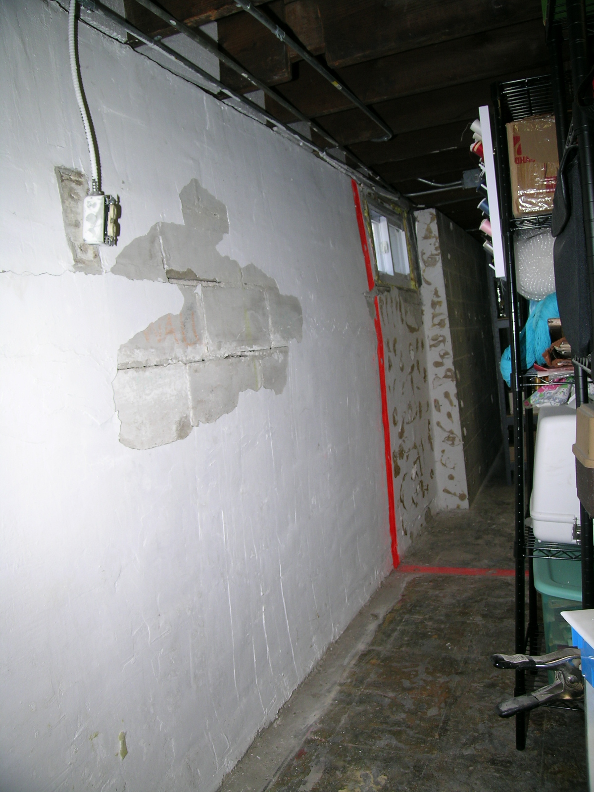 Concrete Or Cement Basement Walls